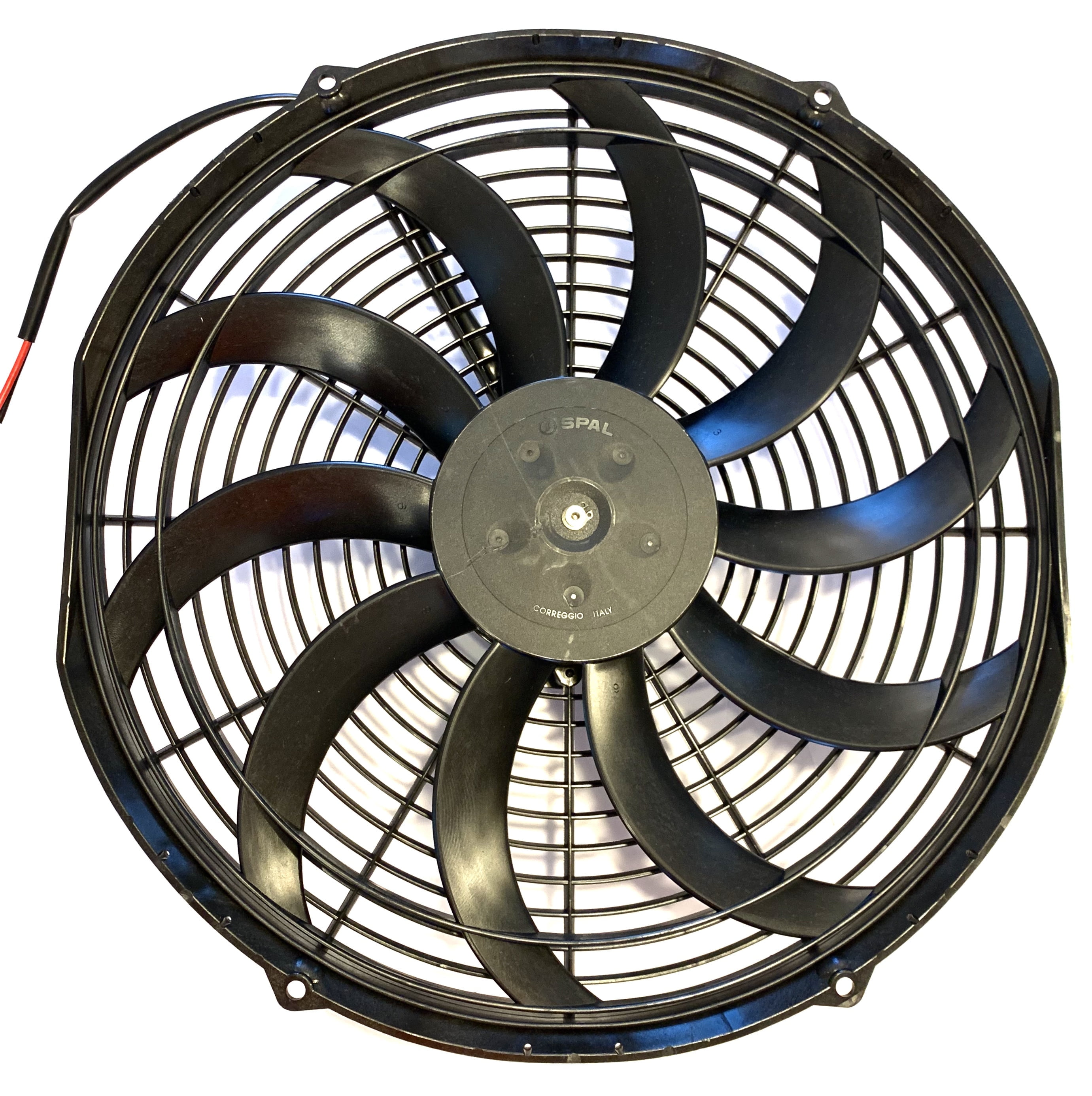 SPAL 30102042 14" Puller Fan 12 VOLT High Performance Curved Blade 1864 ...