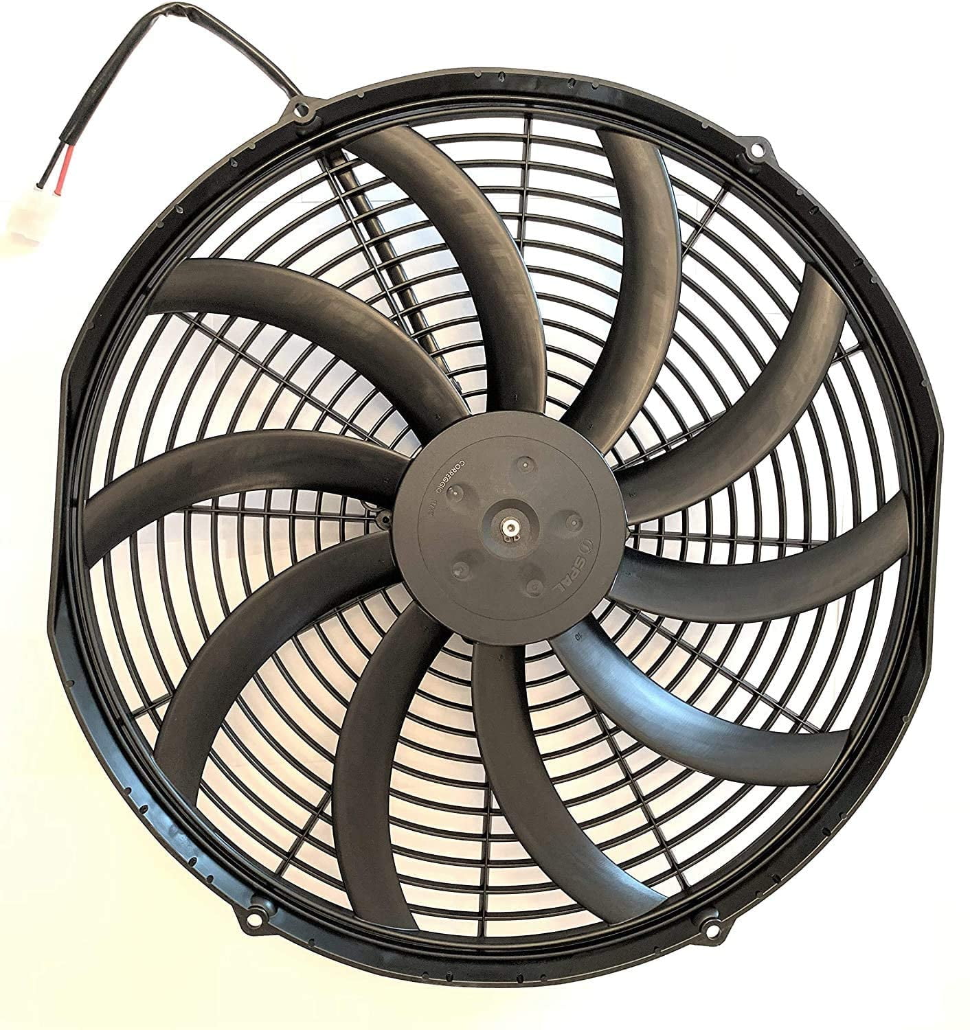 SPAL 30102049 16" Puller Fan 12 VOLT High Performance Curved Blade 2024 ...
