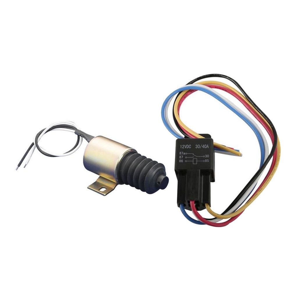 SPAL SIL40K Door/Trunk Popper Solenoid and 40 AMP Relay Kit - Walmart.com