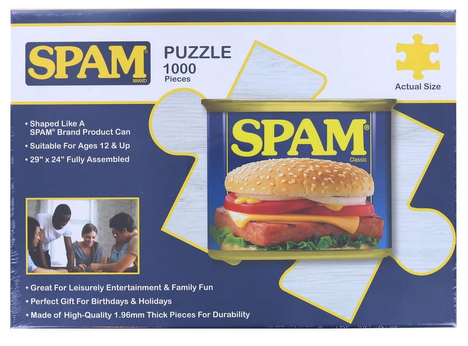 SPAM Brand Can Shaped 1000 Piece Jigsaw Puzzle - Walmart.com