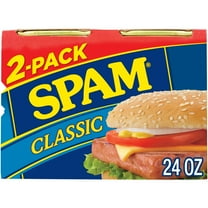 SPAM Classic Canned Meats, 7g Protein, 12oz Can for Office Breakroom ...