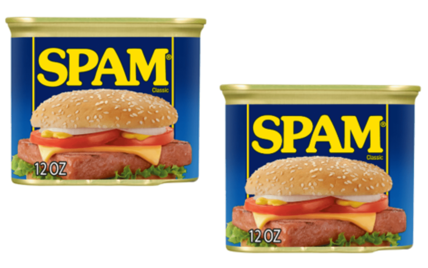 SPAM Classic 12 oz, Pack of 2 - Walmart.com
