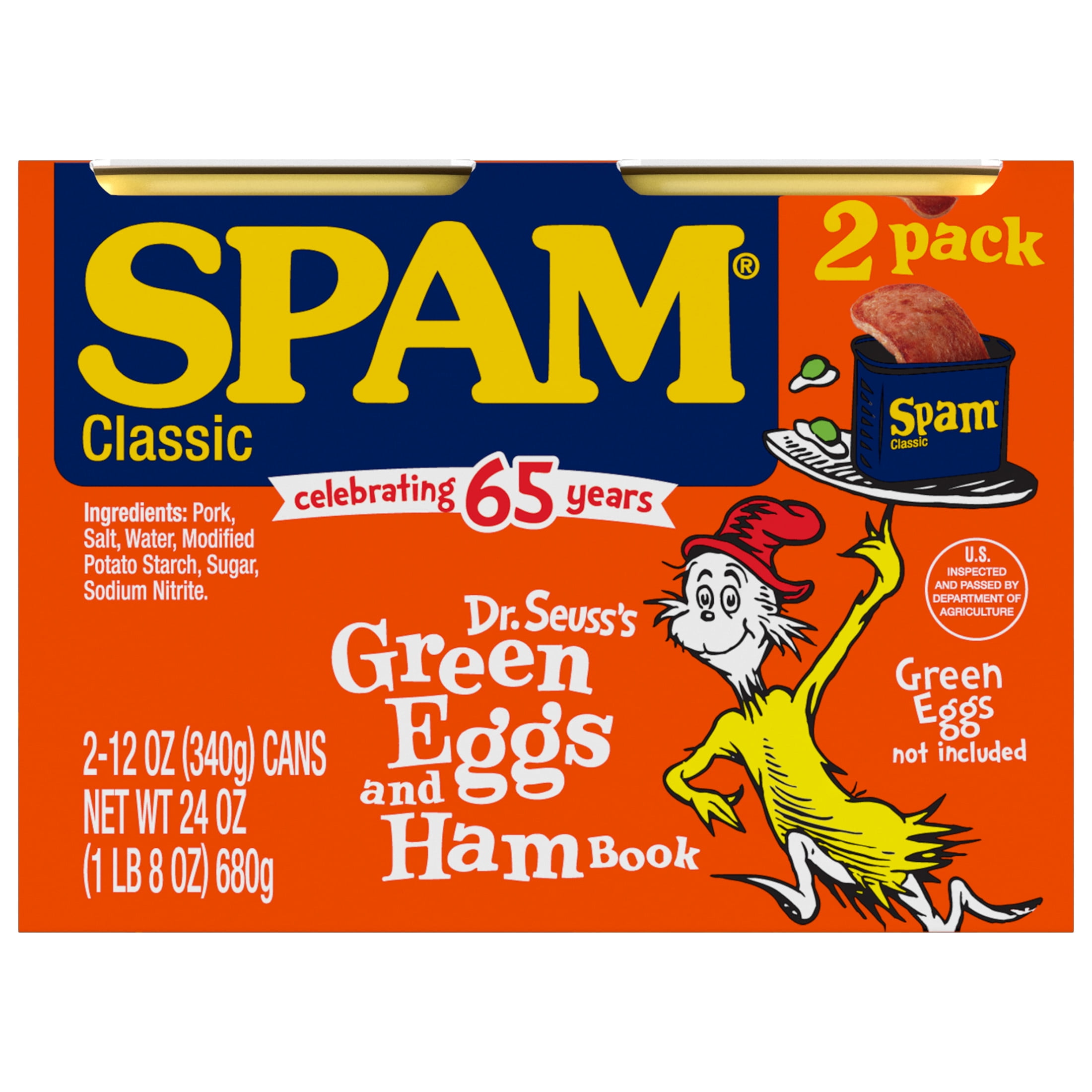 SPAM Green Eggs & Ham with SPAM 2PK - Walmart.com