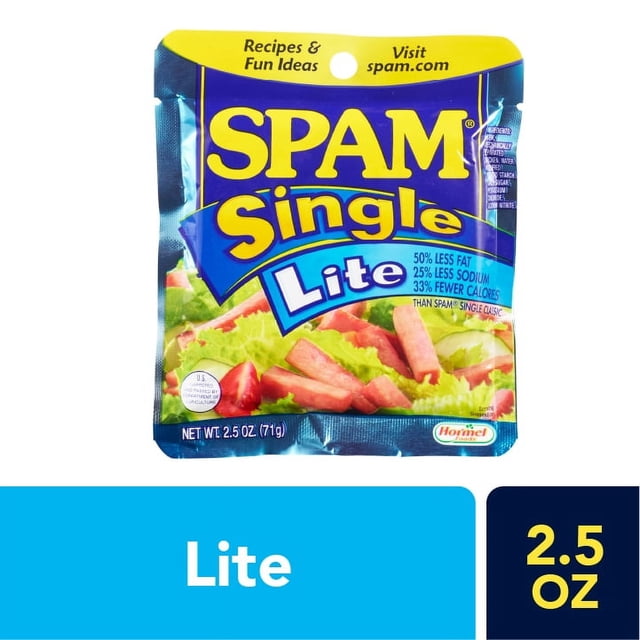 SPAM Single Lite 12-Pack for Employee Breakroom Snacks - Walmart ...