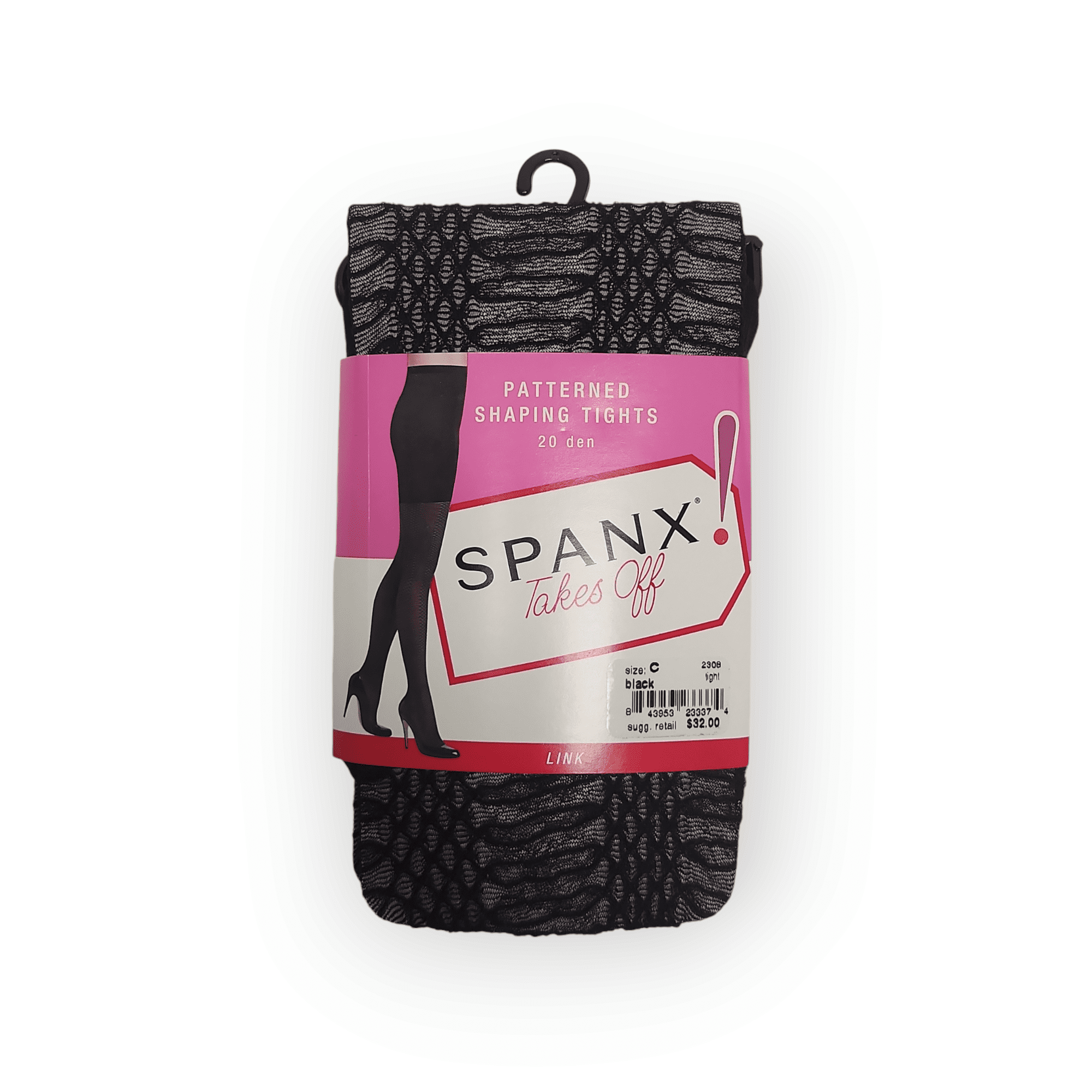 SPANX Takes Off` Patterned Shaping Tights Den Black, Size C - Walmart.com