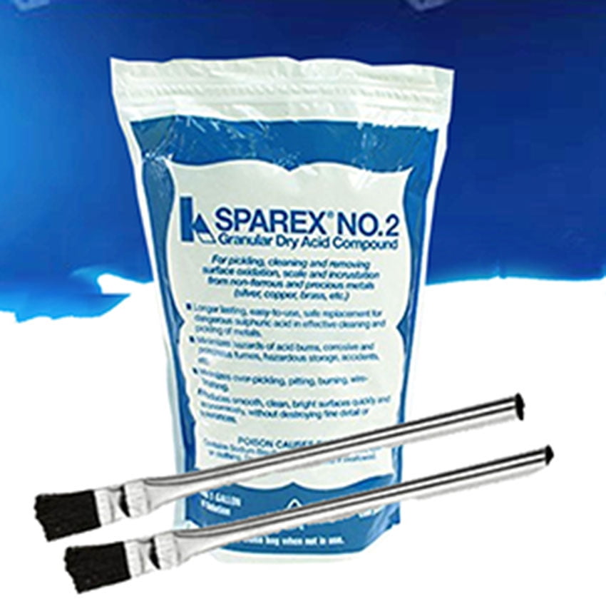 SPAREX No 2 Granular Dry Acid Compound 10 oz for Pickling With 2 ...