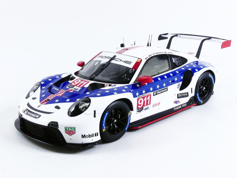 SPARK 1/18 - PORSCHE 911 RSR - Winner Class GTLM 12h Sebring 2020 ...