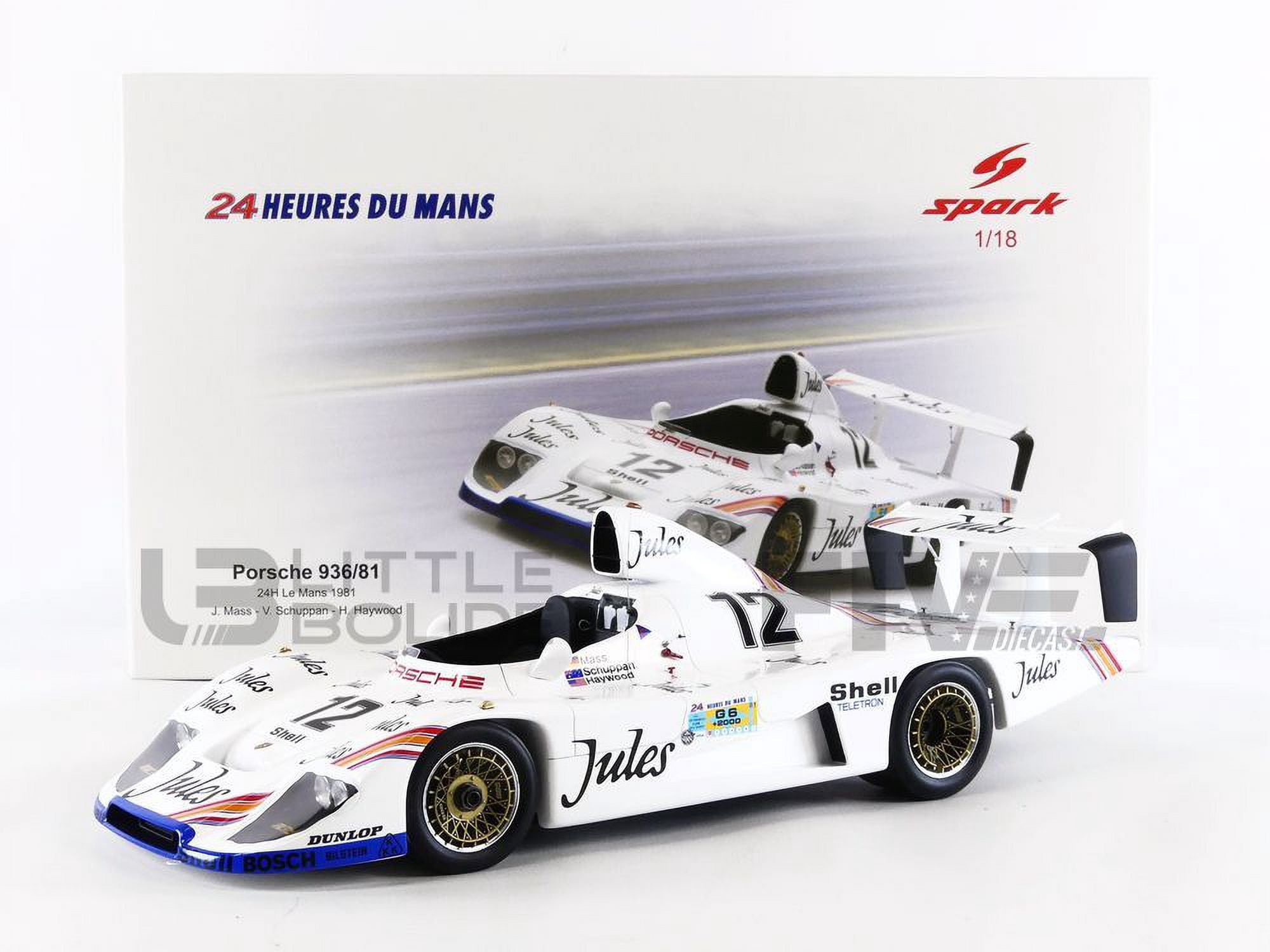 SPARK 1/18 - PORSCHE 936/81 - Le Mans 1981 - Walmart.com