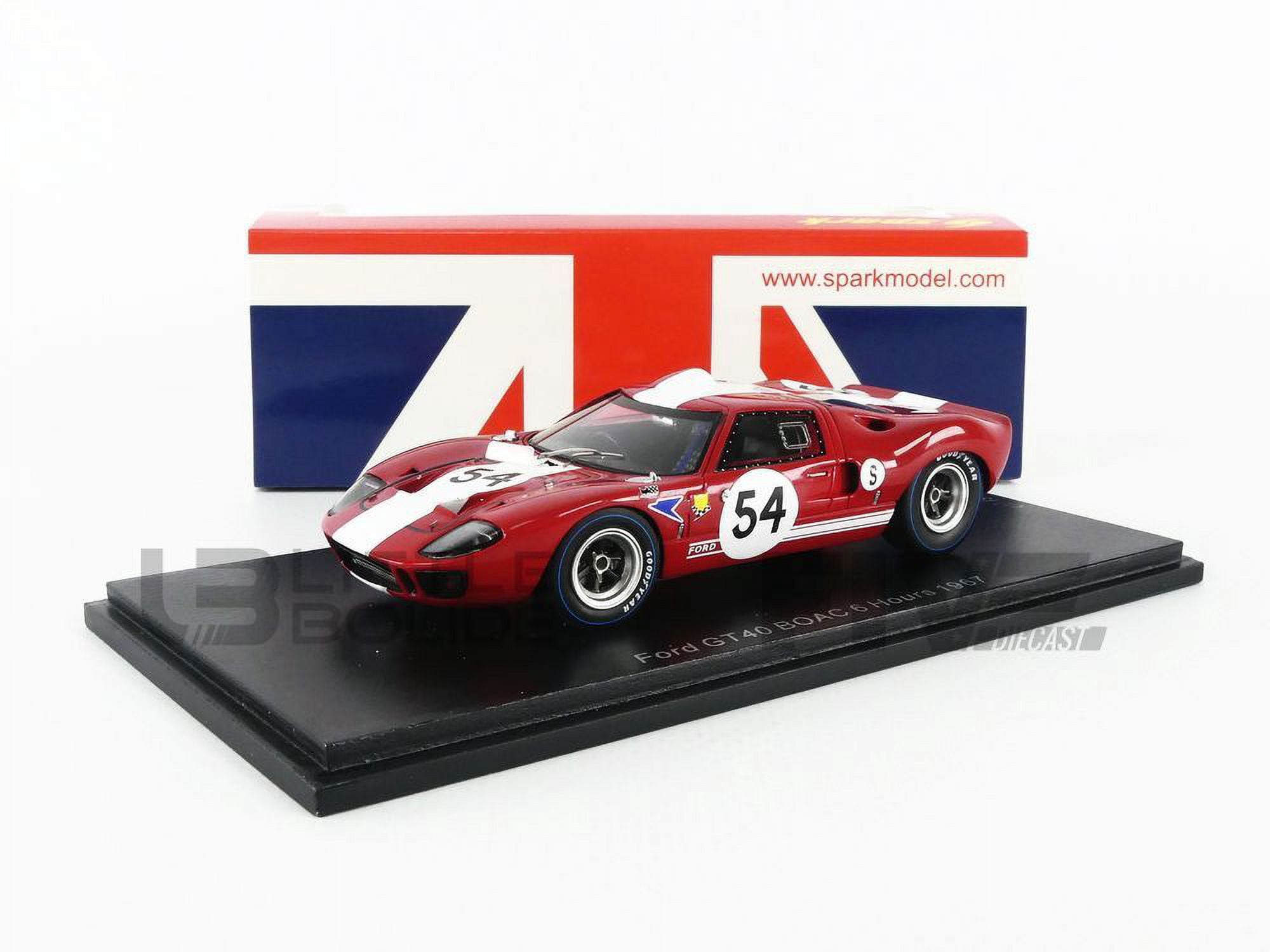 SPARK 1/43 - FORD GT40 - BOAC 1967 - Walmart.com