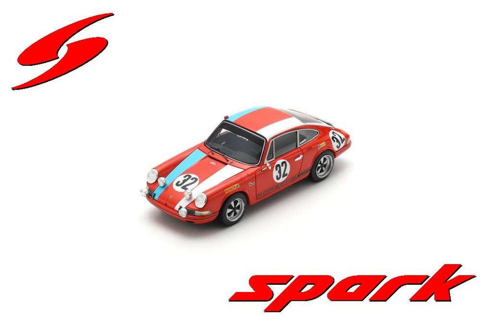 SPARK 1/43 - PORSCHE 911 S - Winner Spa 1968 - Walmart.com