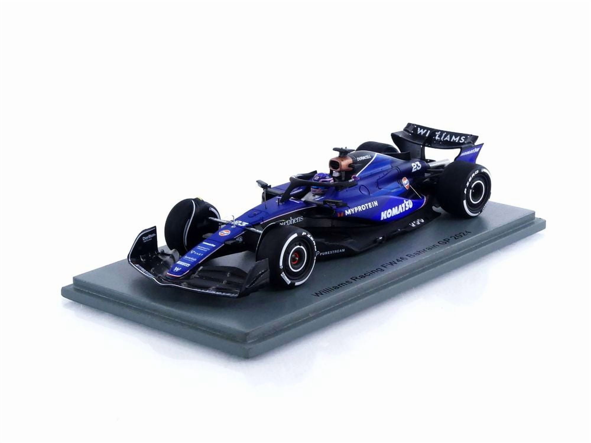 SPARK 1/43 - WILLIAMS FW46 - Bahrain GP 2024 (A. Albon) - Walmart.com