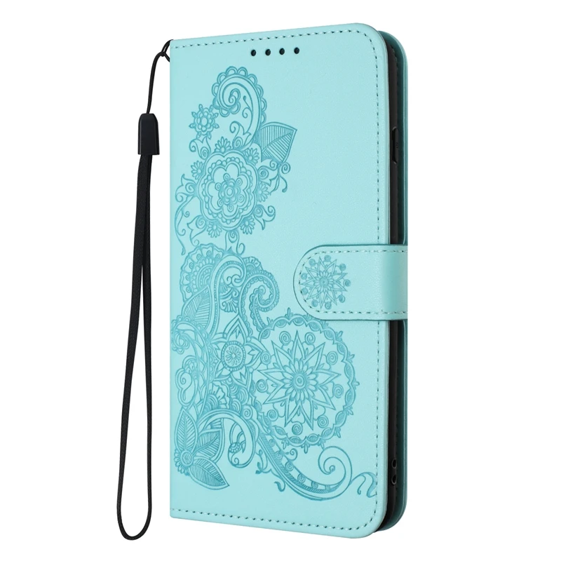 SPARK Go 2024 Case Paisley Leather Flip Case For Tecno Spark Go 2024 ...