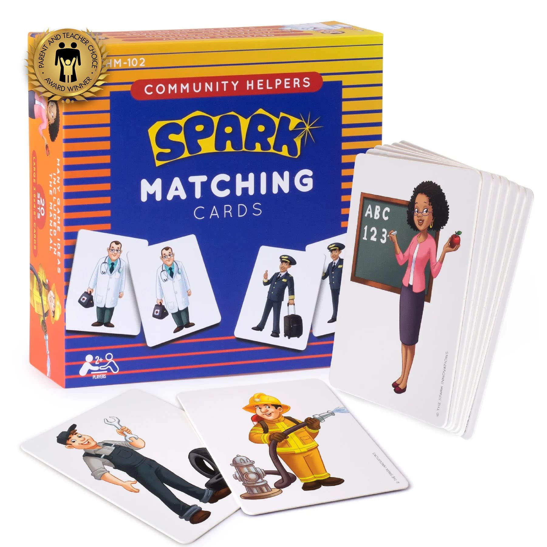 SPARK INNOVATIONS Community Helpers STF9 Memory Matching Game, Memory ...