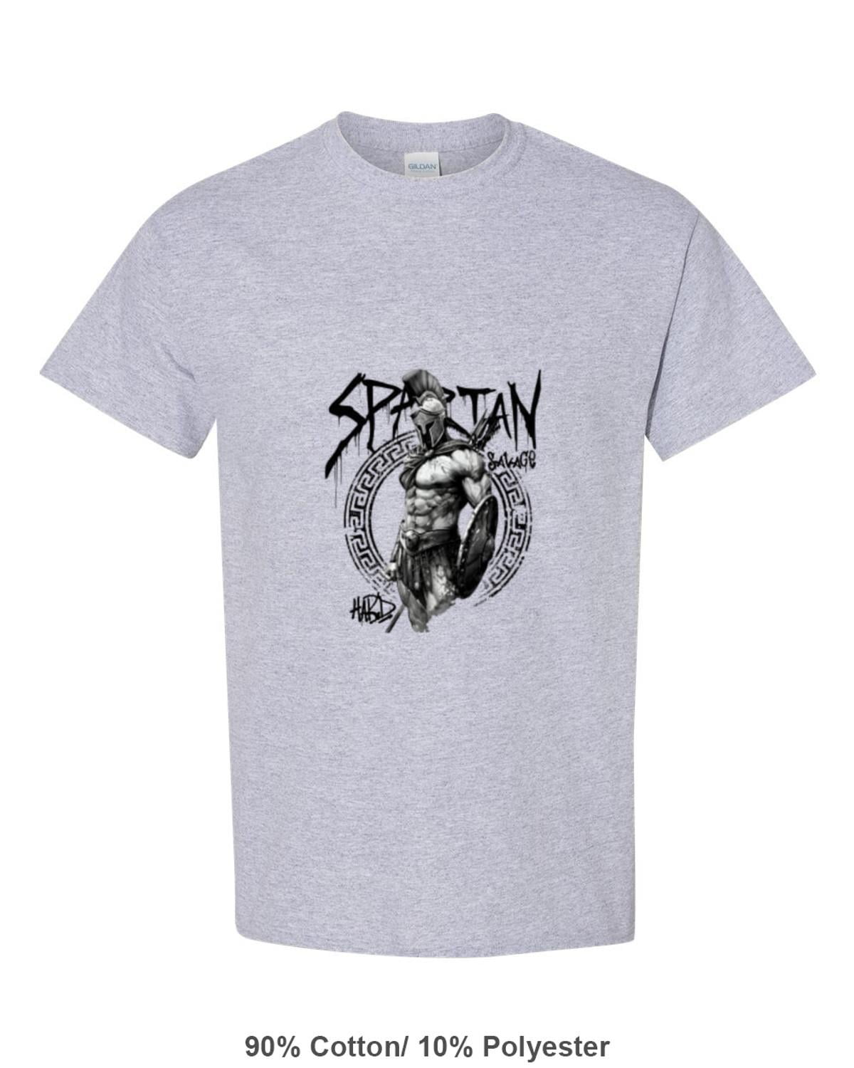 SPARTAN 2025 An Ancient Greek Warrior Helmet Future Art T-Shirt, for ...