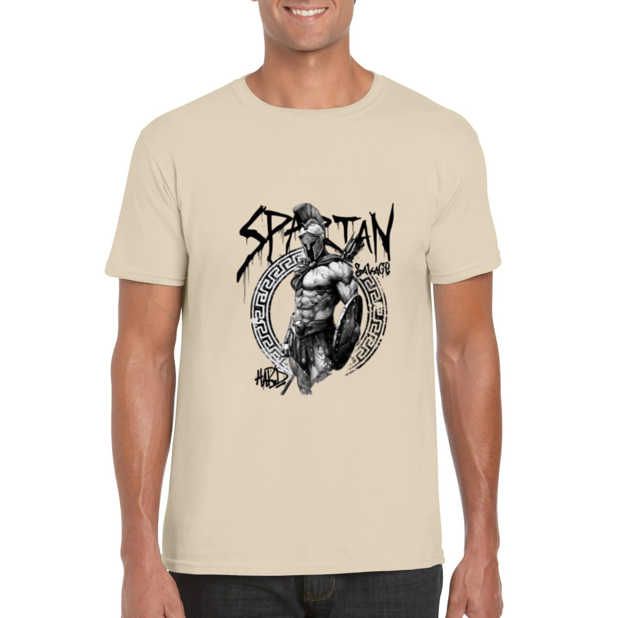 SPARTAN 2025 Ancient Greek Warrior Helmet Future Art T-Shirt, for men ...