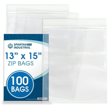 GPI 5” x 8” Heavy Duty Ziplock Bag 4 Mil Clear Resealable Bags for ...