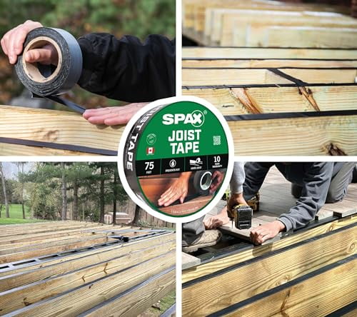 SPAX 1 5/8 x 75 Waterproofing Deck Flashing Tape for Joist and Ledger ...