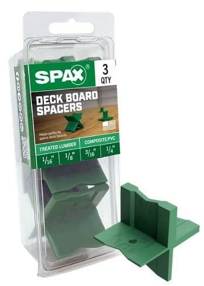 SPAX Deck Board Spacer, for All Types of Deck Boards,3 Pack, Four Most ...