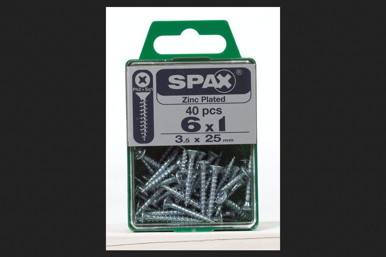 SPAX Multi-Material Screw No. 6 X 1 Zinc Phillips/Square Multiple ...