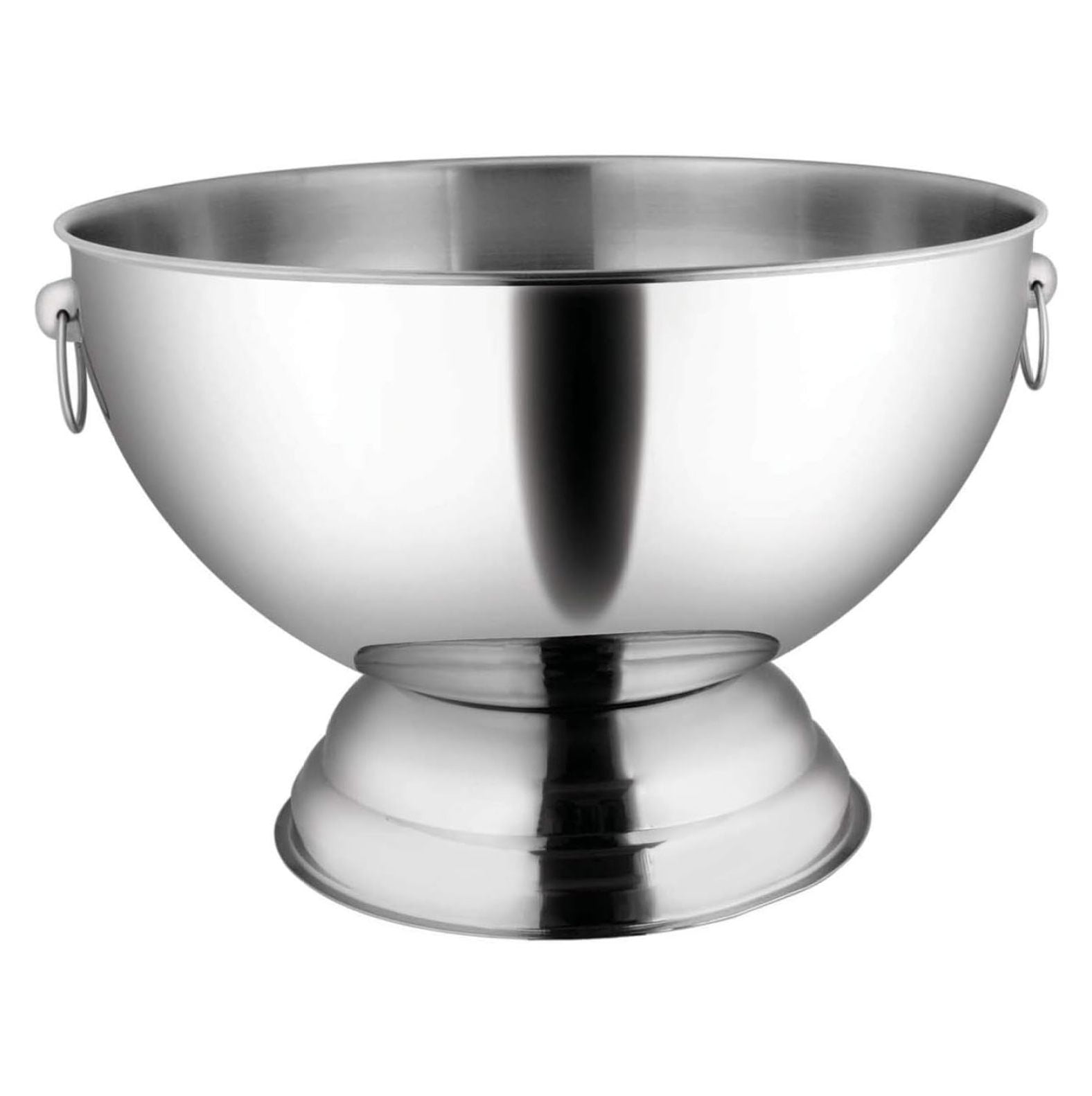 SPB-35 Stainless Steel Punch Bowl with Handles, 3.5-Gallon, Medium ...