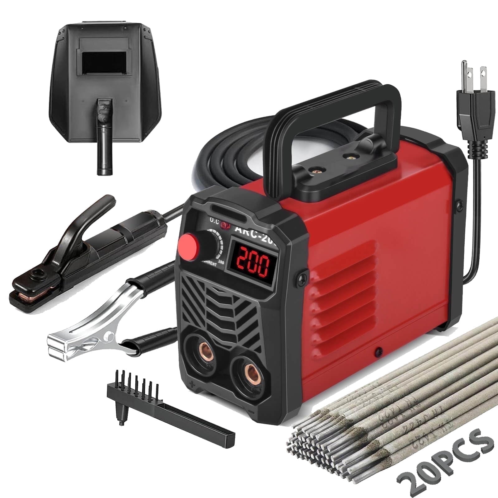 SPBTAR Stick Welder 200Amp 110V ARC Welding Machine, Mini Portable IGBT ...