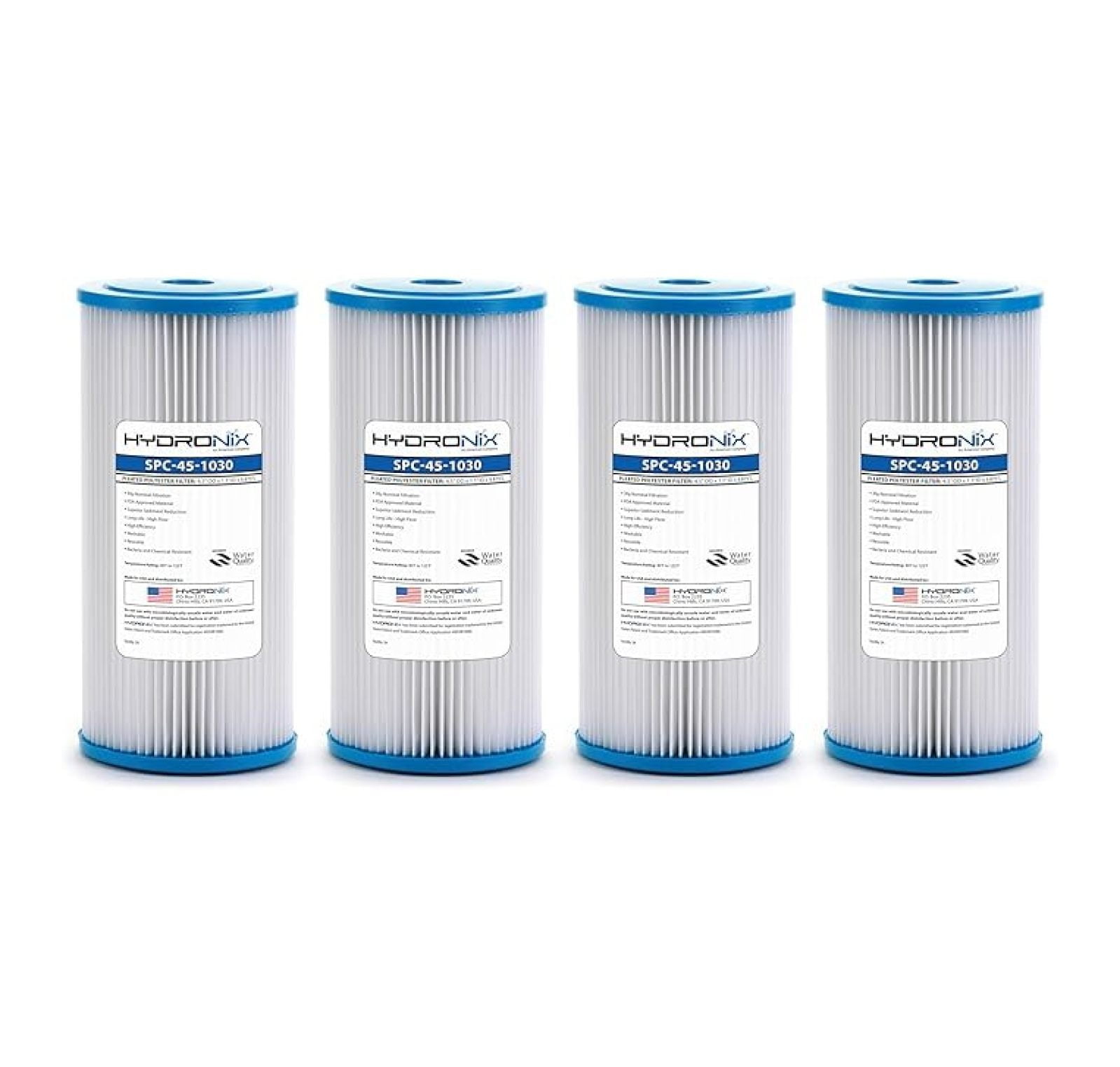 SPC-45-1030 R30-BB & RS6 Compatible Whole House Sediment Pleated Water ...