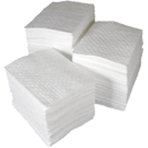 SPC® Basic® Oil Only Heavy Weight Pads, 15" x 17", White, 100/Bale ...