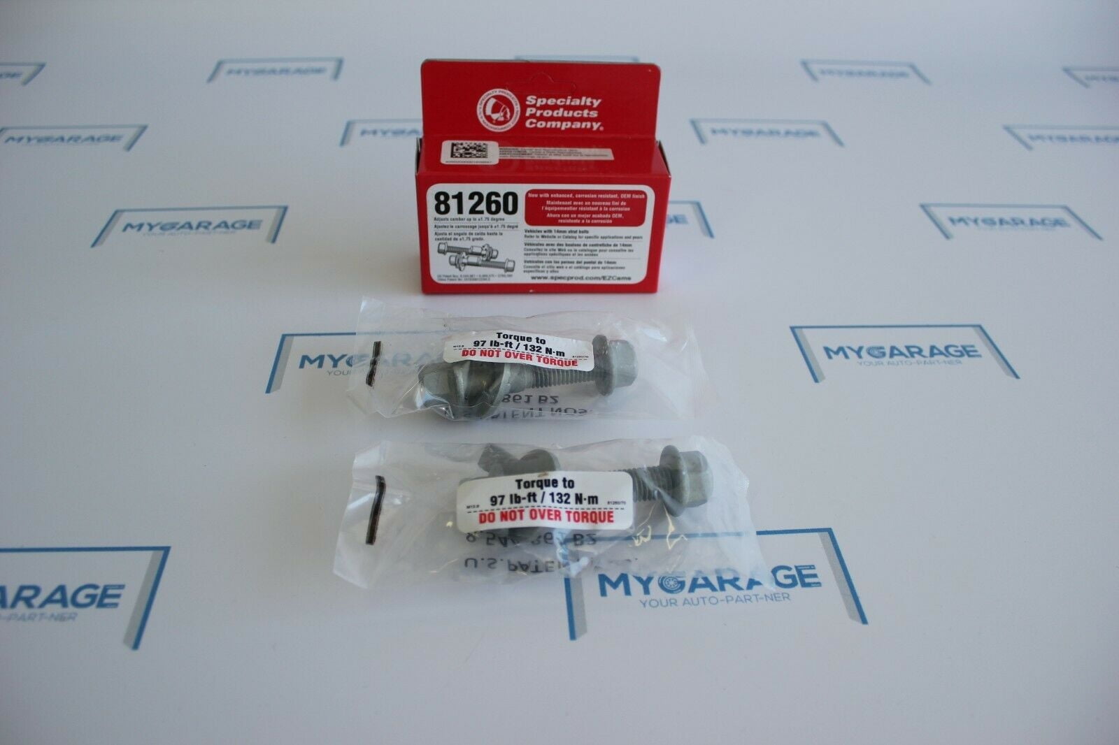 SPC Front Adjustable Camber Bolts EZ Cam XR 14mm +/-1.75 Degree 81260 ...
