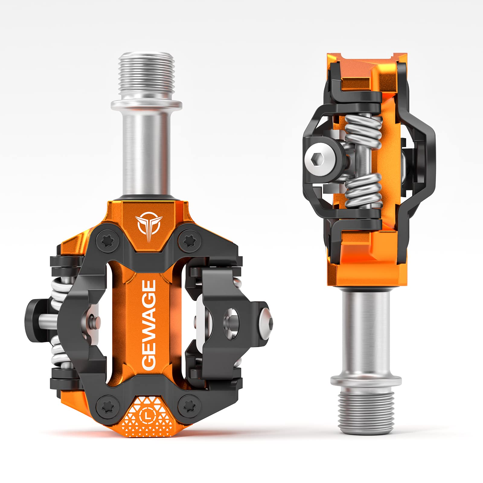 SPD Pedal Mountain Bike Pedals 3 Sealed Bearing 9 16 CNC Machined Cr