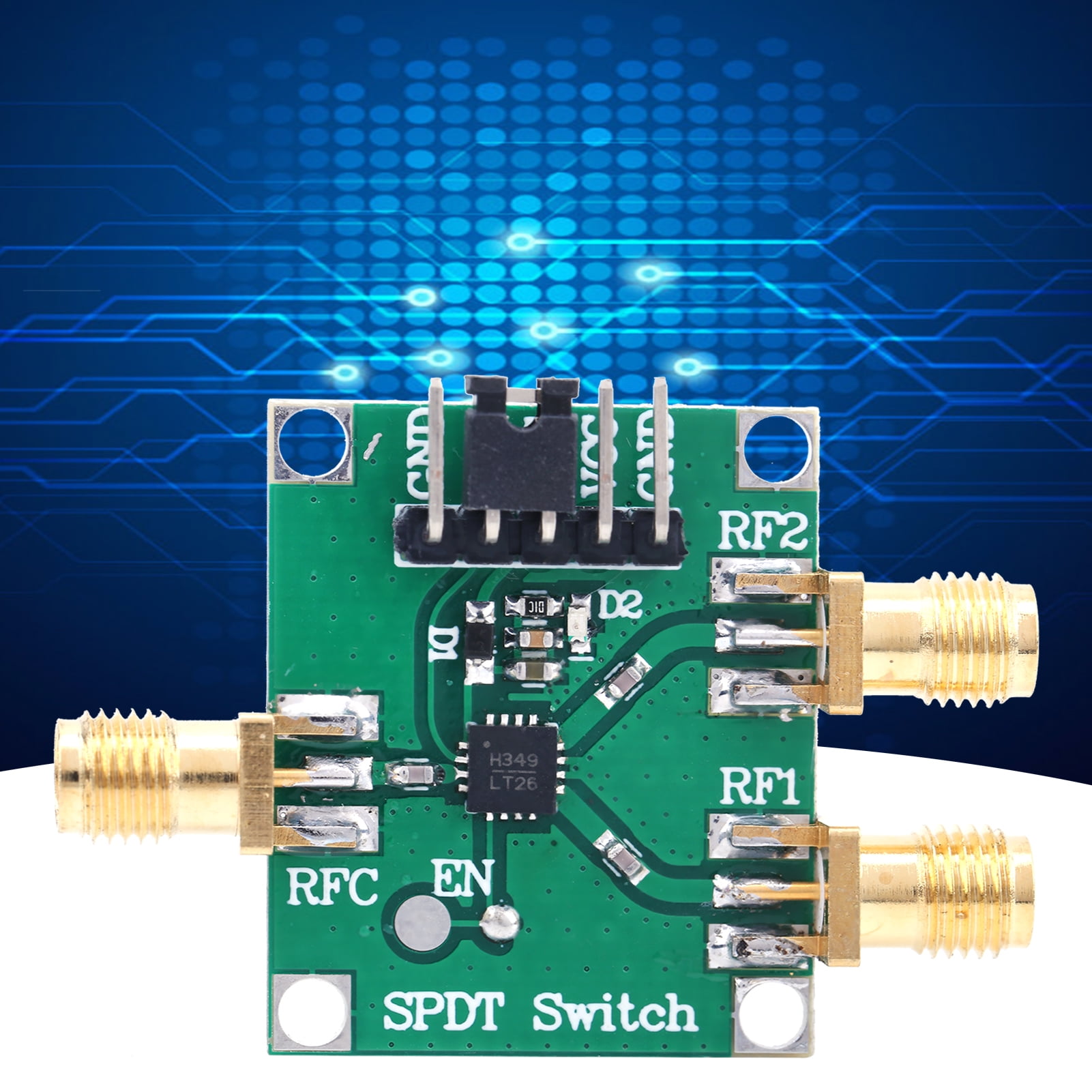 SPDT RF Switch Module, 50 Ohm Impedance, SMA Connector, 3,5V Power ...