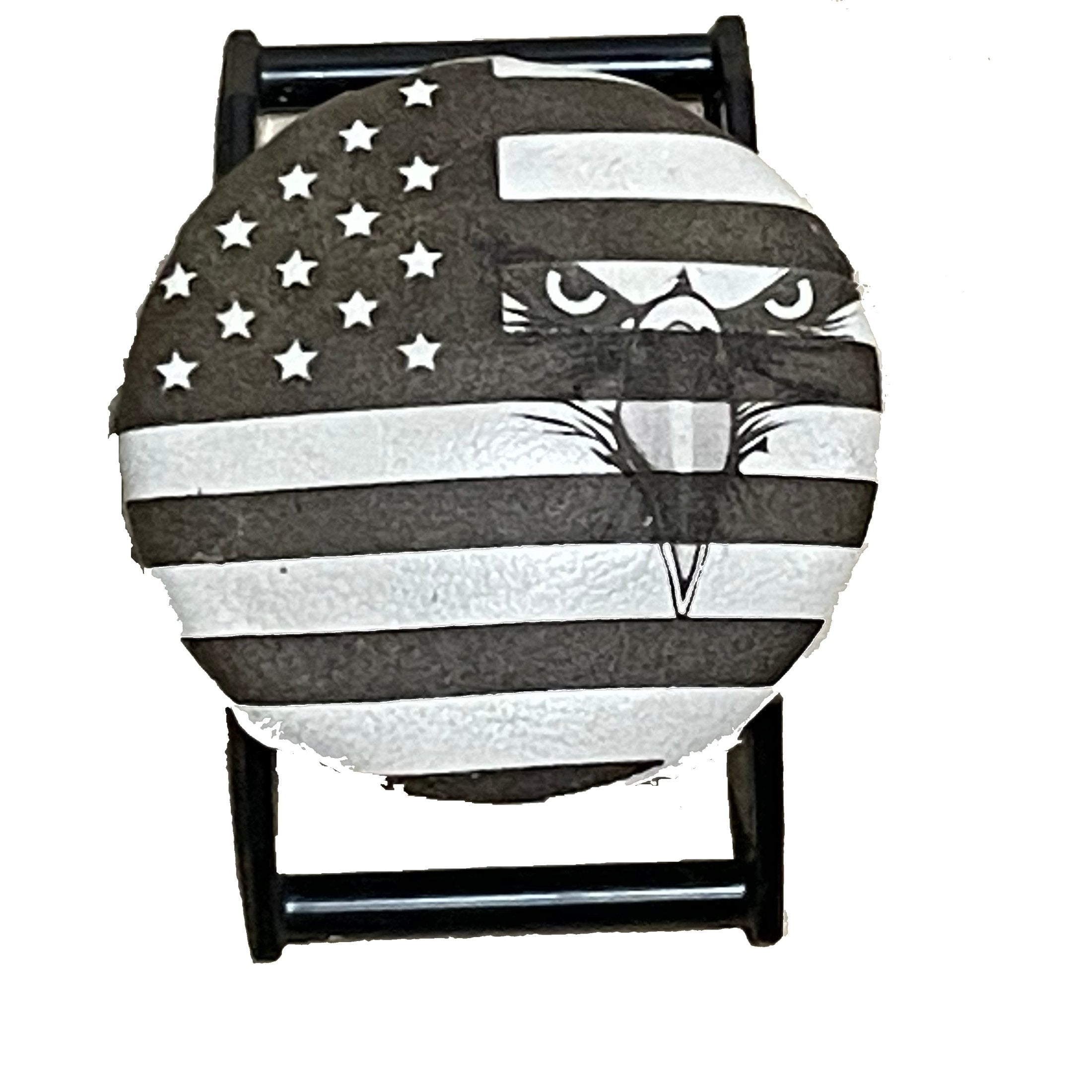 SPEC Flag with Eagle, White on Black - Walmart.com