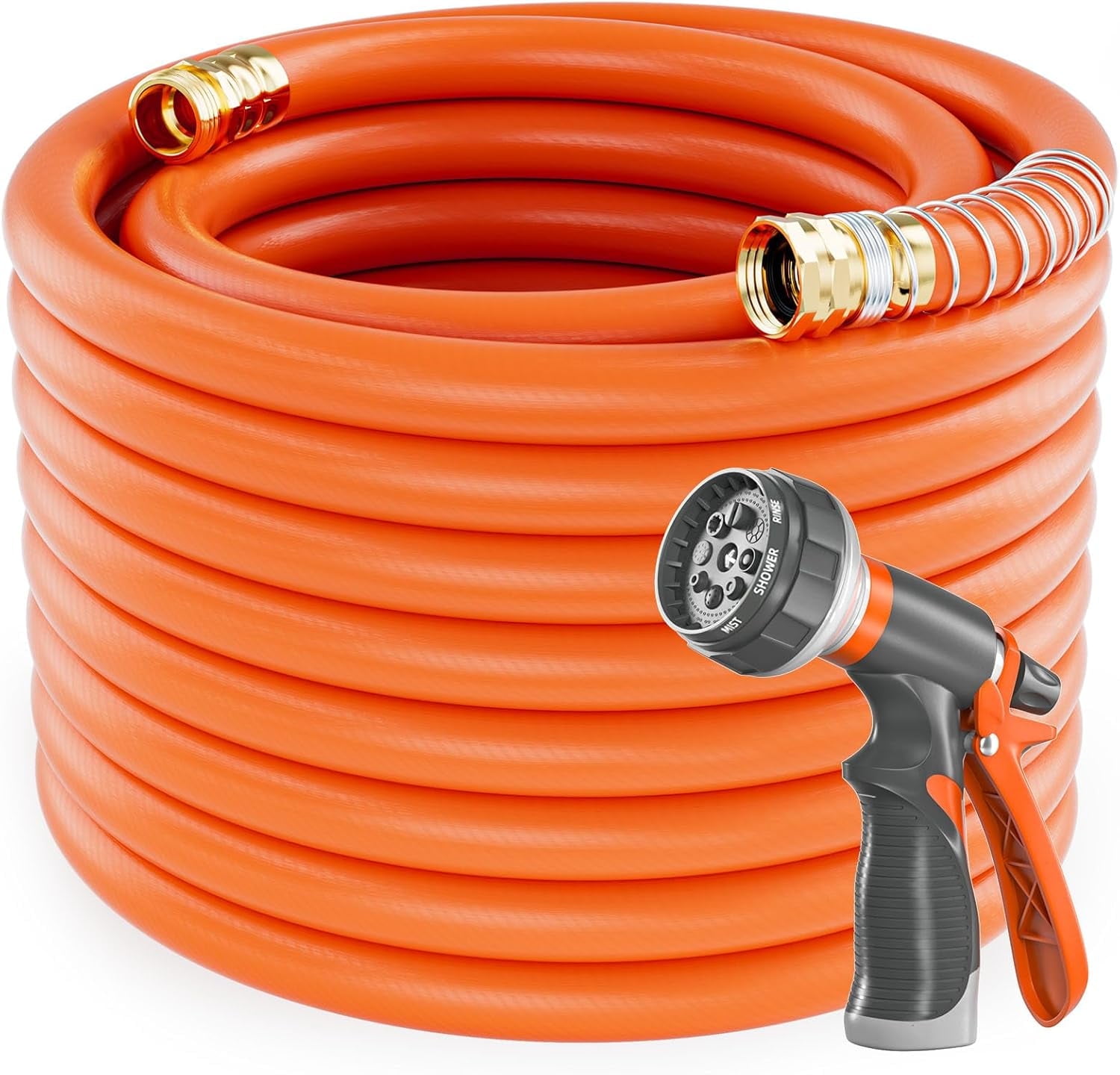 SPECILITE 3/4in 100ft Garden Hose, Flexible and Lightweight Water Hose ...