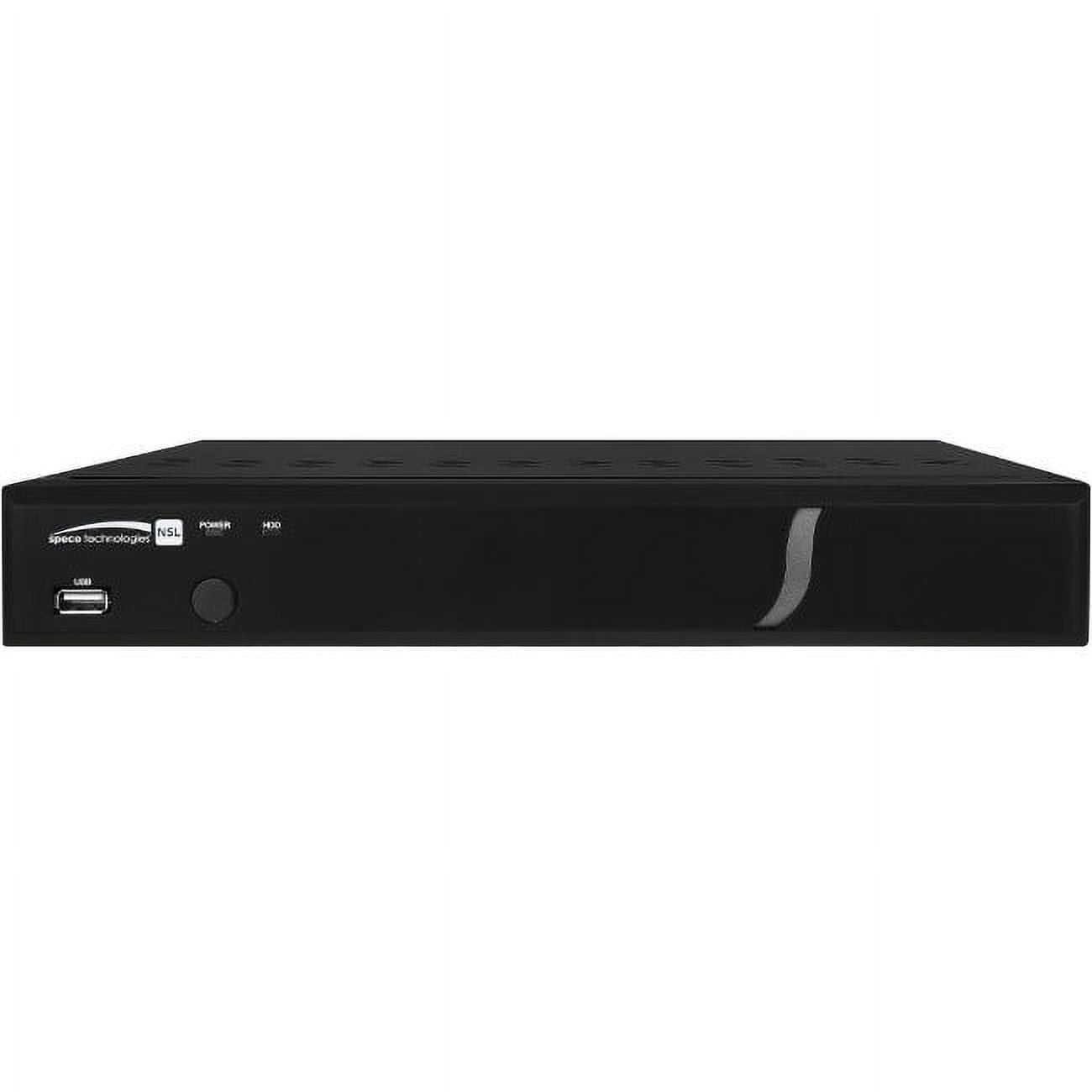 SPECO TECHNOLOGIES N4NSL1TB, 4 CH NVR 1080P, 120FPS, 1TB - Walmart.com