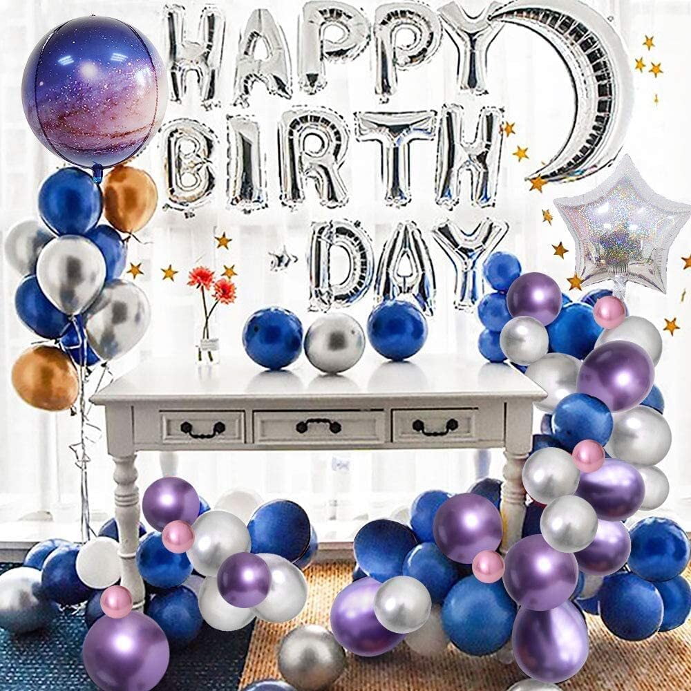 SPECOOL Galaxy Balloons for Galaxy Party Decorations - Outer Space ...