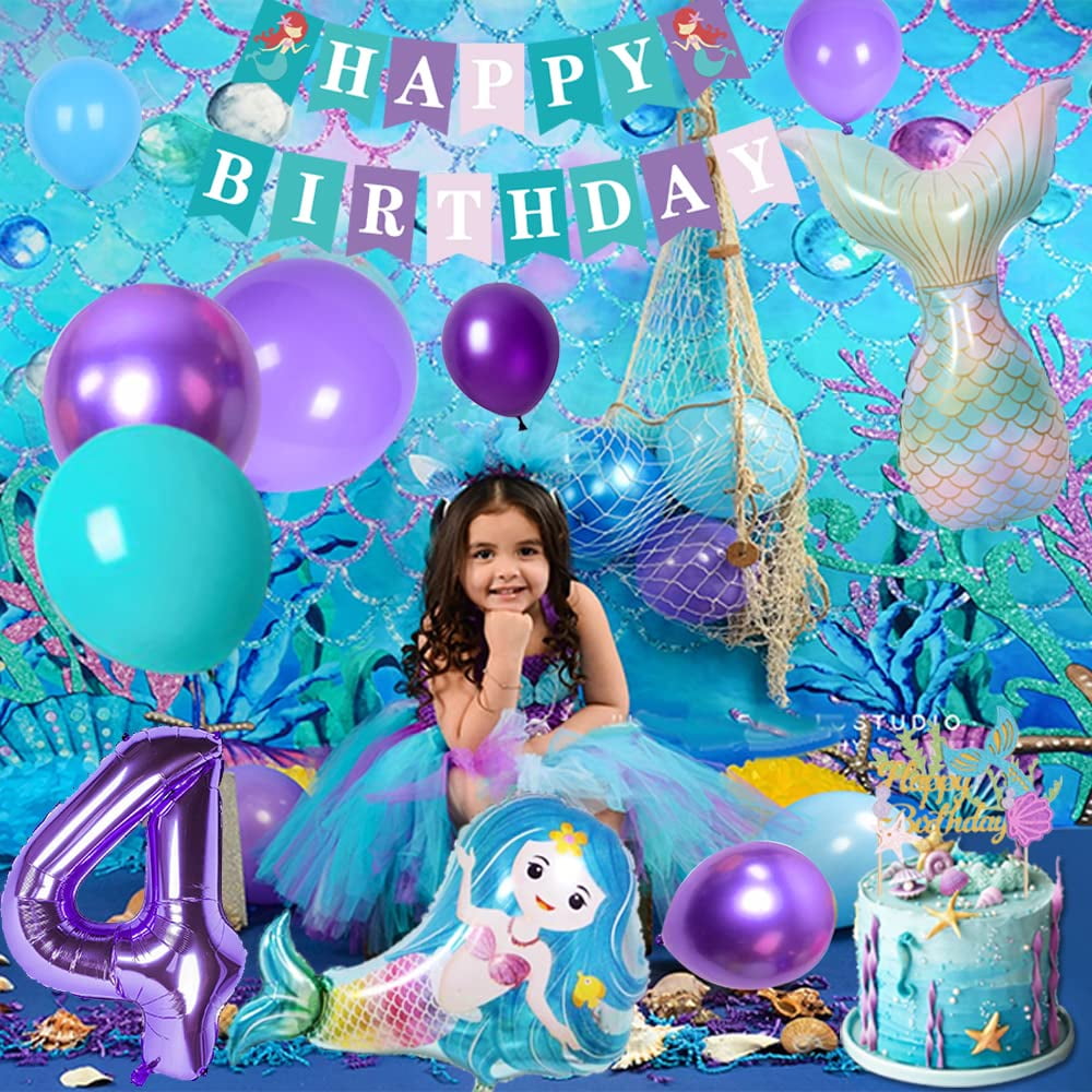 Mermaid Party Ideas For Girls Mermaid Party Supplies And Decorations