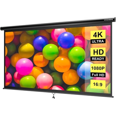 onn. 720P HD LCD Home Theater Projector with 6' HDMI Cable, Black ...