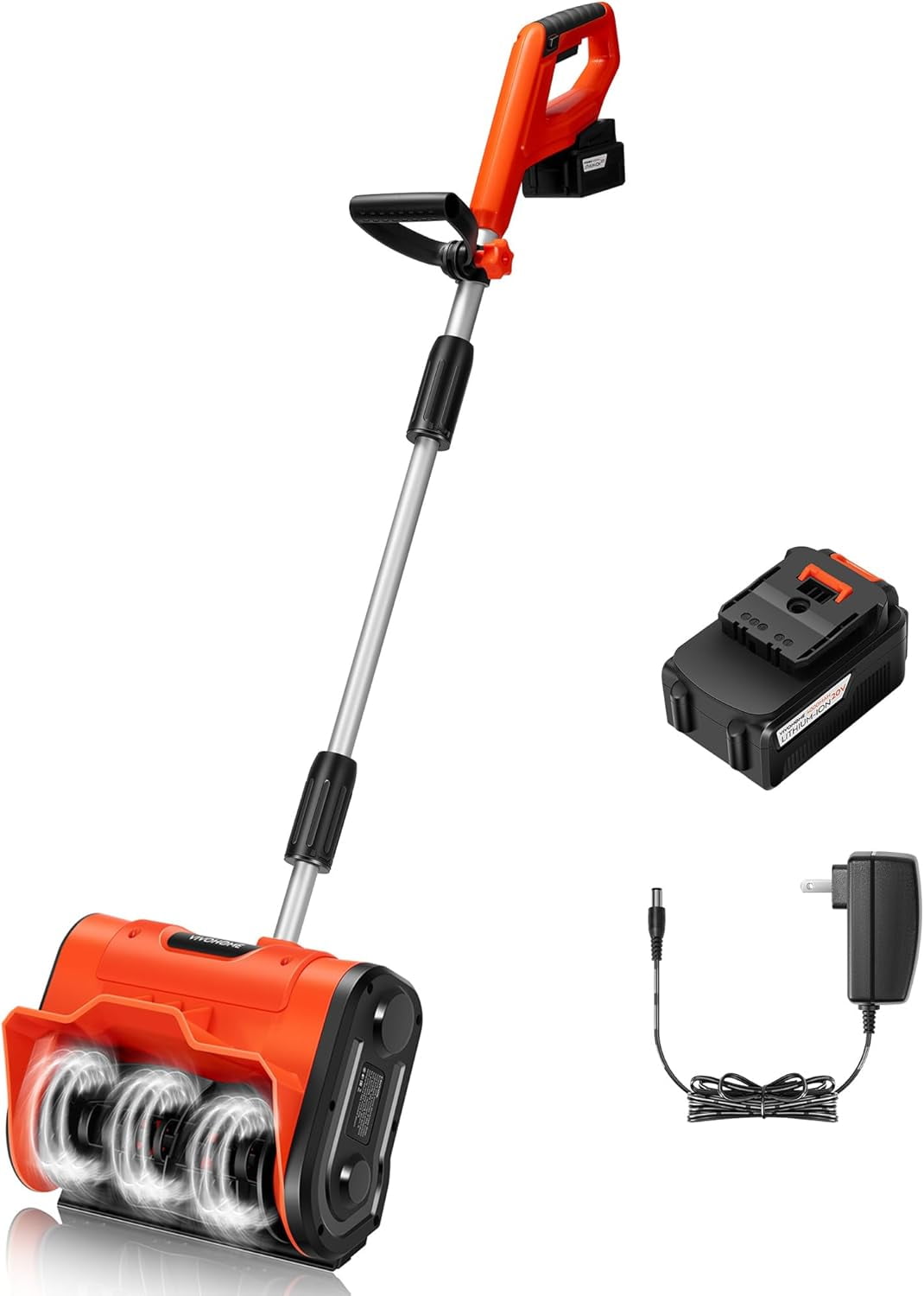 SPECSTAR 10Inches Cordless Snow Shovel 20V, Battery Powered Electric ...