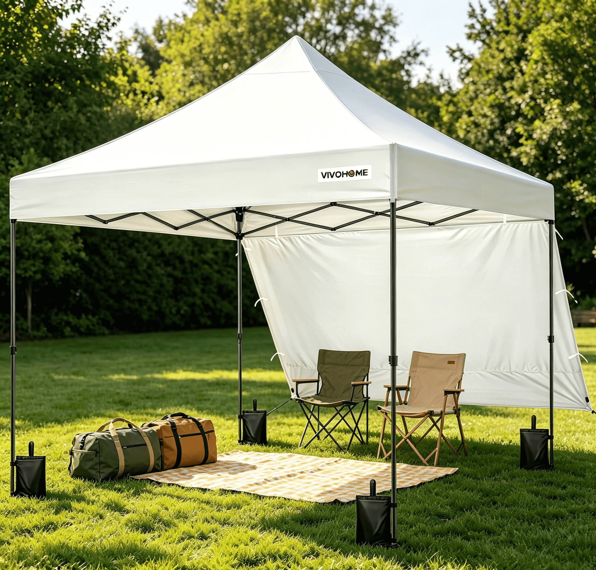 SPECSTAR 10x10 Heavy Duty Pop Up Outdoor Canopy Tent with Center Lock ...