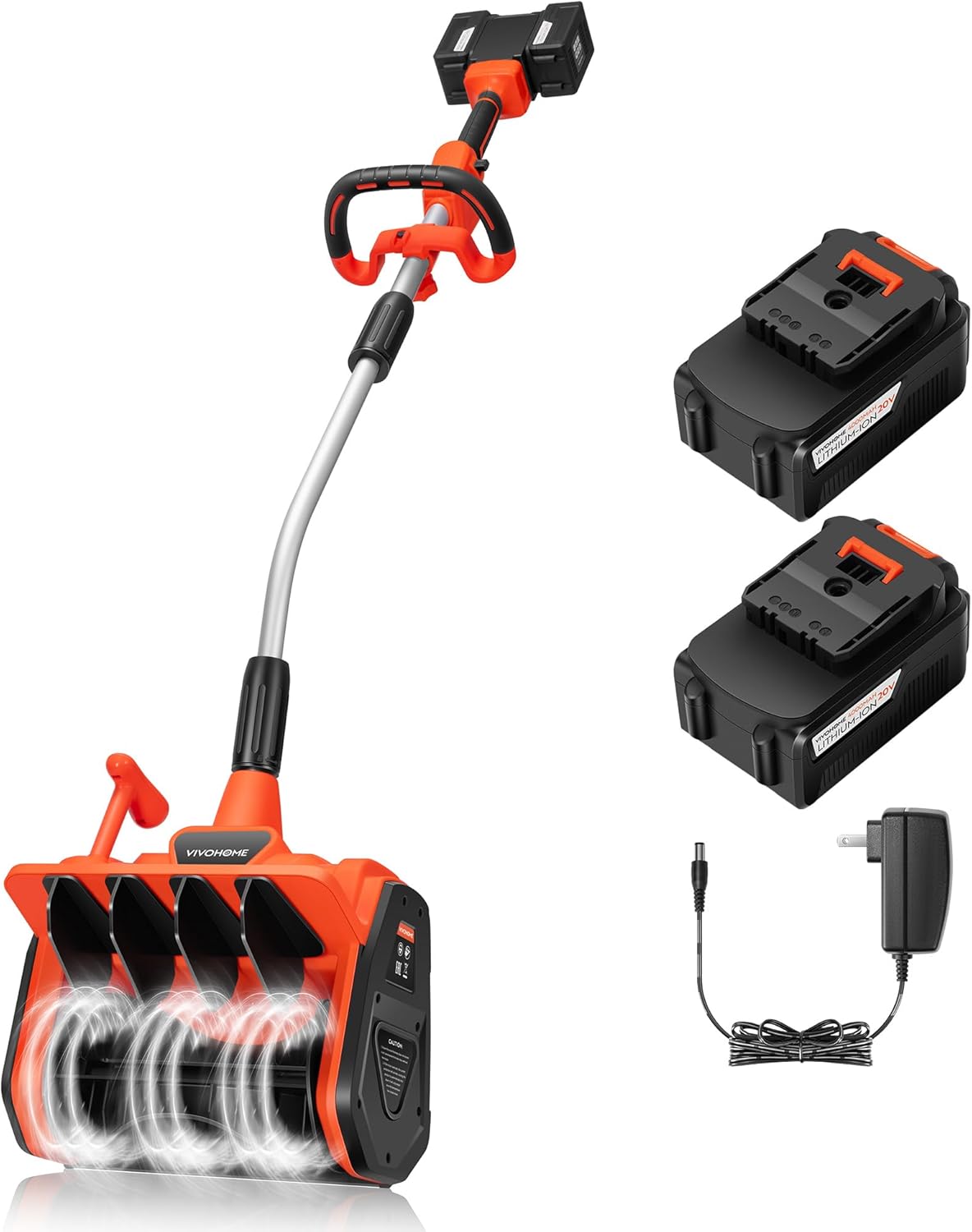 SPECSTAR 13.5Inches Cordless Snow Shovel 40V, Battery Powered Electric ...