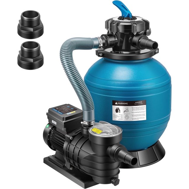 SPECSTAR 14'' Sand Filter Pump, 1/2 HP, 2850 GPH, 12700 Gallon Pool, 63 ...
