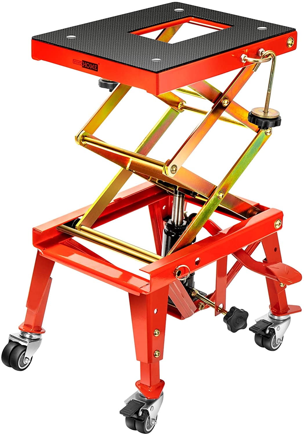 SPECSTAR 350 Lbs Heavy Duty Hydraulic Motorcycle Lift Table Foot ...