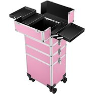 Omysalon Rolling Cosmetic Makeup Case Trolley for Professional with ...