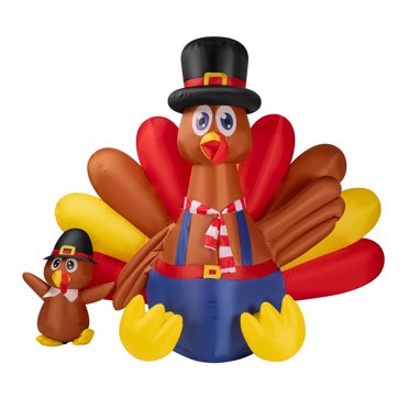 Peanuts 4' Snoopy Pilgrim Inflatable Yard Decorations for Outdoor ...
