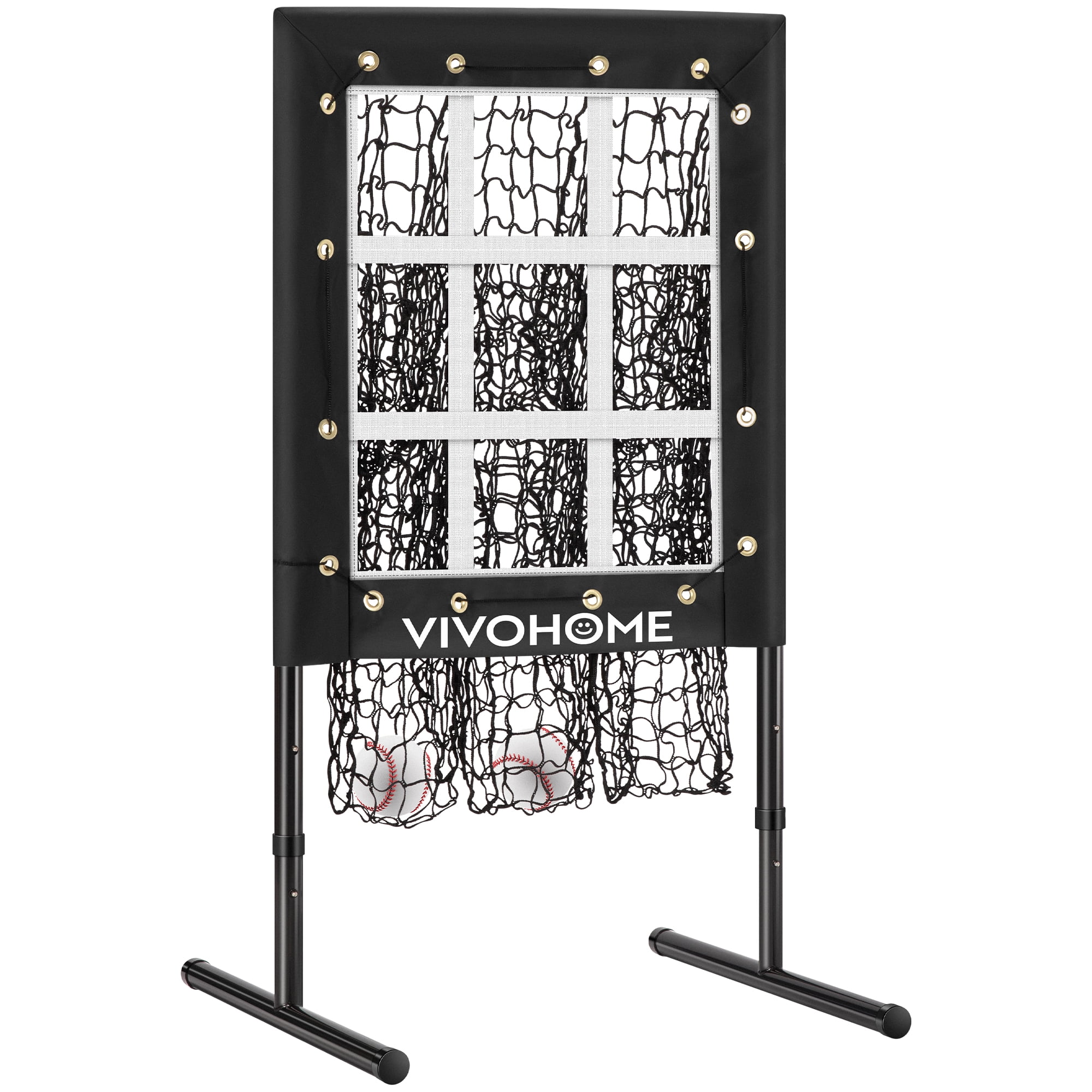 SPECSTAR 9 Hole Baseball Softball Pitching Net, 9 Pocket Hitting ...
