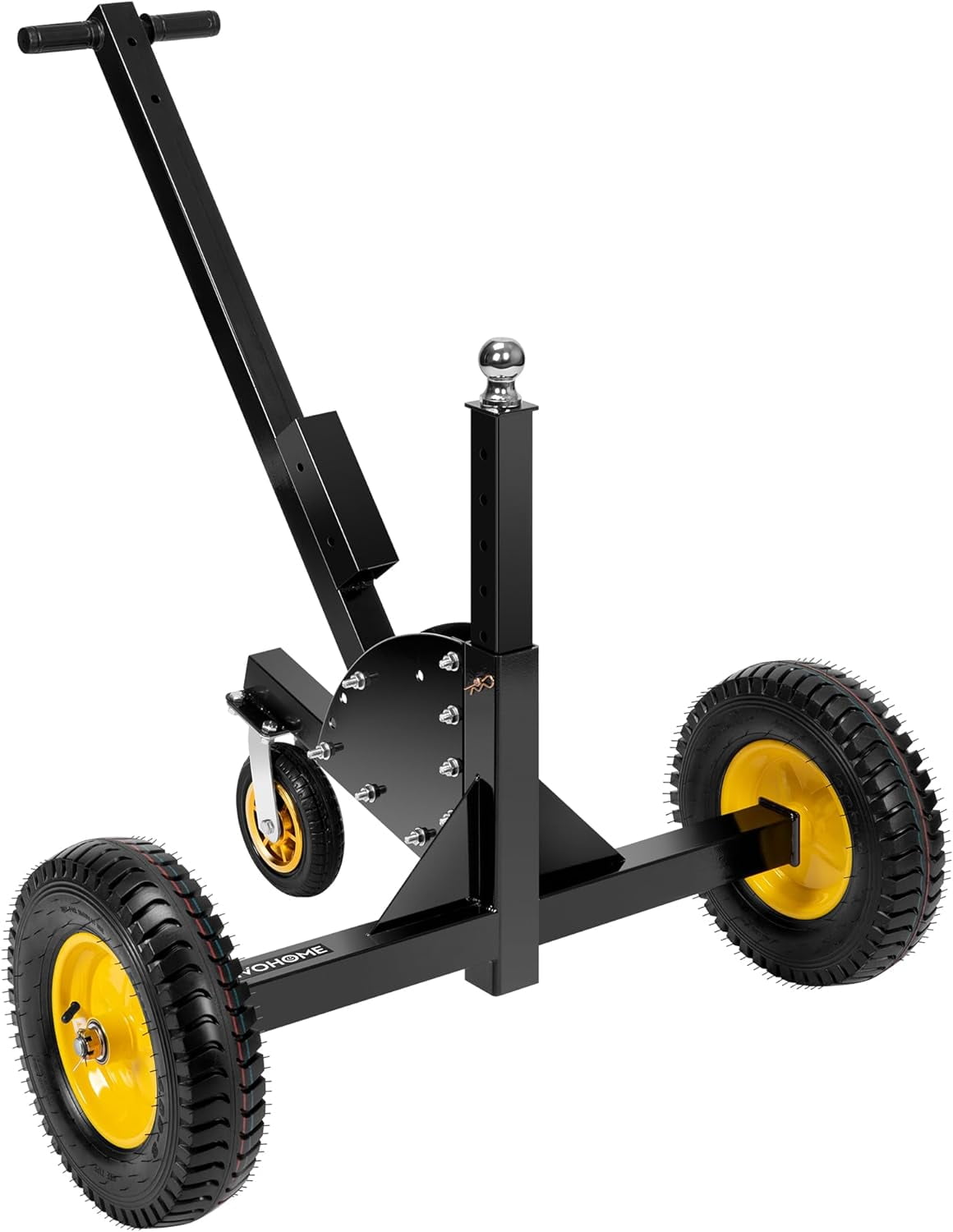 SPECSTAR Adjustable Trailer Dolly, with 2" Hitch Ball & 16" Solid Tires ...