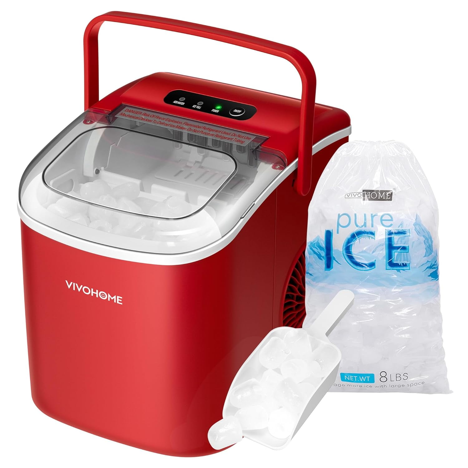 Igloo Electric Ice Machine Automatic Countertop Ice Maker with Scoop ...