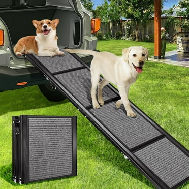 Split Ottoman Dog Ramp, Folding Dog Stairs, All-in-One Dogs Ramp and ...