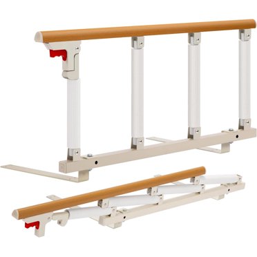 Drive Medical Half Length "T" Style Bed Rails, 1 Pair - Walmart.com