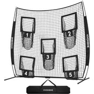 GoSports Quarterback 6 X 6 Accuracy Football Training Net with 3 Target ...
