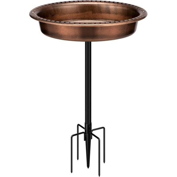 Wild Lover’s Heated Bath with Deck Rail Brackets – 20" Outdoor Birdbath ...